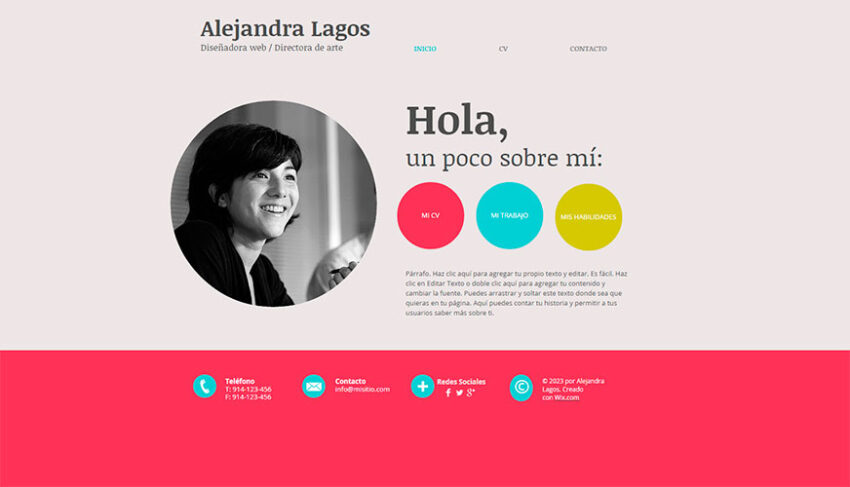 Currículum en HTML | Currículum en formato HTML